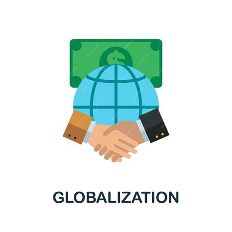 Premium Vector Globalization Icon Simple Element From Economic Collection Creative