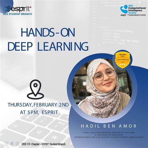 Hadil Ben Amor On Linkedin Deeplearning Society Training