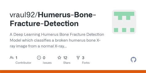 Github Vraul92humerus Bone Fracture Detection A Deep Learning Humerus Bone Fracture