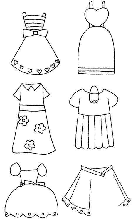 小孩子穿的裙子简笔画 简笔画图片大全 普车都