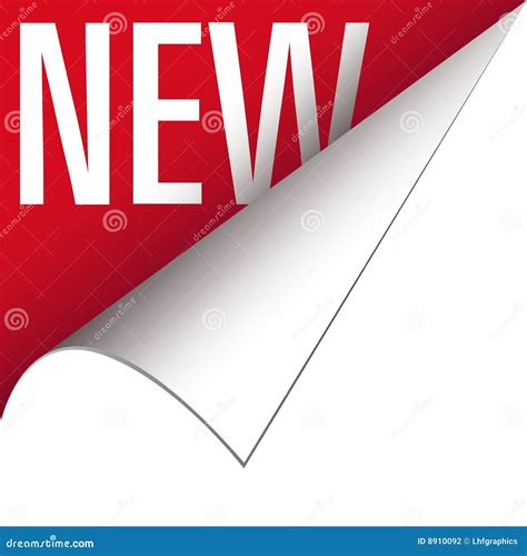 New Corner Tab Or Banner For Product Labels Stock Vector Illustration