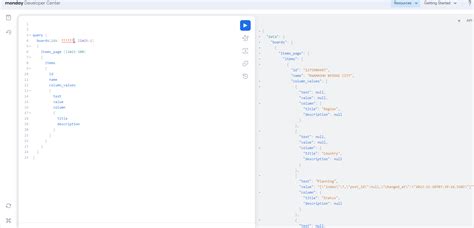 Querying All Items On A Board Results In Column Values Being Null Monday Apps And Developers