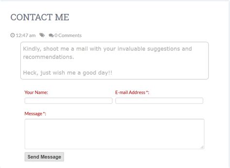 the kenyan life contact form for blogger create a unique contact us