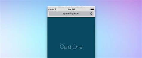 GitHub Apeatling Javascript Swipe Cards A Native Like JavaScript Card Swiping UX Implementation
