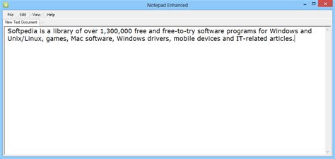 Notepad Enhanced Download Softpedia