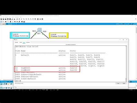 Configuring Inter Vlan Routing Practice Lab YouTube