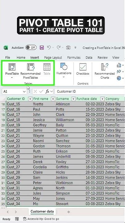 Ep01 Create A Pivot Table In Excel Shorts Ytshortsindia Shortvideo