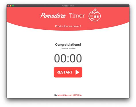 Github Naskiopomodoro Timer Web Pomodoro Timer Is A Tool That