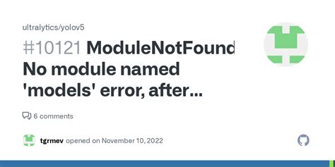 Modulenotfounderror No Module Named Models Error After Running In