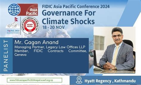 Gagan Anand On Linkedin Panelist Fidicasiapacificconference2024 Goodgovernance…