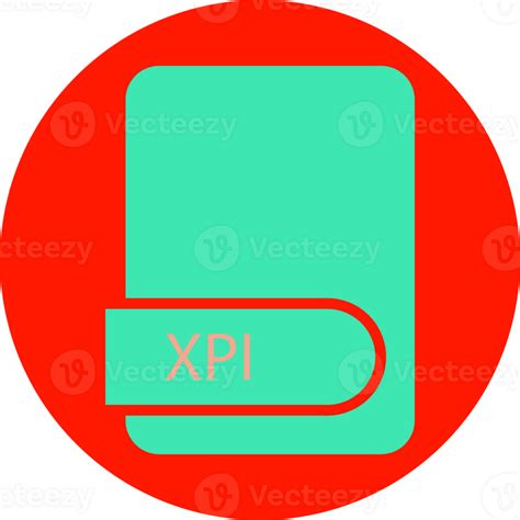 Xpi File Format Icon Circular Shape 57325457 Png