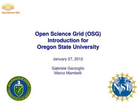 PPT Open Science Grid Ecosystem PowerPoint Presentation Free Download ID