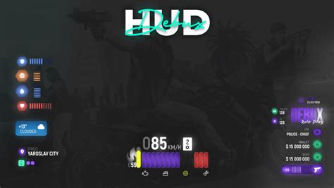 Status HUD V67 [Player Interfaces][ESX/QB] | FiveM Store