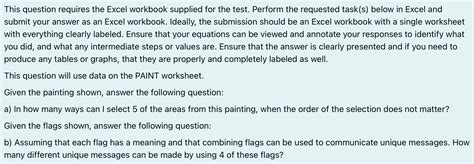 Solved This Question Requires The Excel Workbook Supplied Chegg