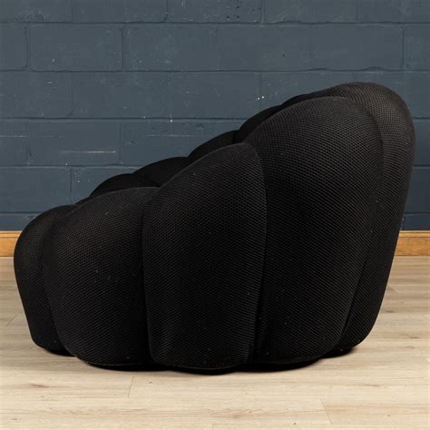 A French 3 Seater Bubble Sofa By Roche Bobois At 1stdibs Black