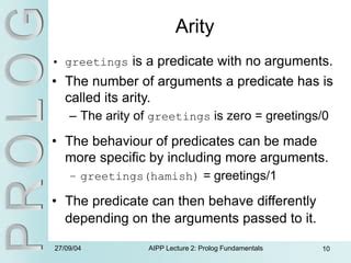 Prolog Fundamentals For Beeginers In Windows Ppt