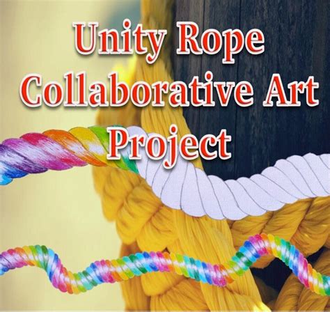 Collaborative Unity Poster Art Project Unity Rope Lesson Etsy