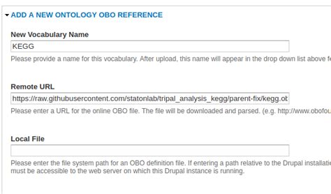 Loading Kegg Annotations — Tripal Devseed 10 Documentation
