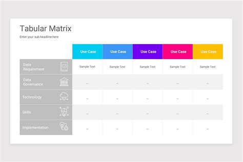 Tabular Matrix Keynote Template Nulivo Market Tabular Matrix Keynote Template Nulivo Market