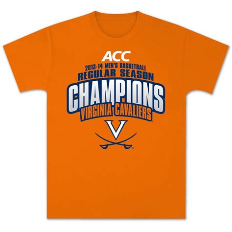 UVA REGULAR SEASON ACC CHAMPS WAHOO WAHOO WA HELL YEAH T Shirt Cavaliers Team Virginia
