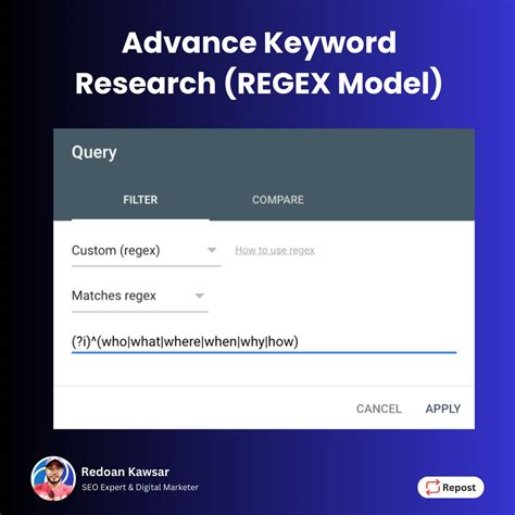 mentorsboss on linkedin seo regex keywordresearch seostrategy