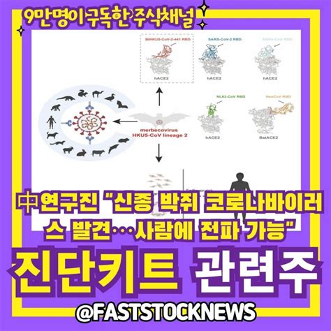 주식 투자 재테크 급등일보🚀 실시간주식메신저😎 오늘은 진단키트 관련주 입니다 도움되셨다면 좋아요💜 댓글 저장💌