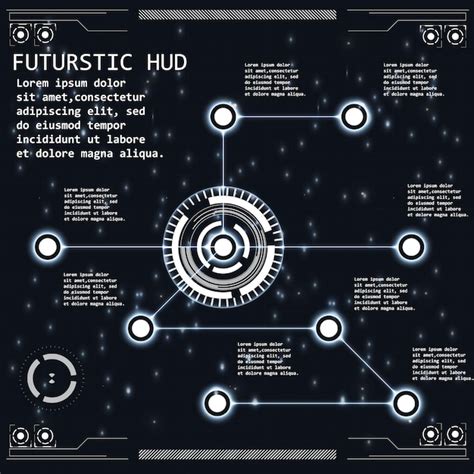 Premium Vector Radar Hud Display