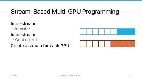 amd hip tutorial 10 3 stream based multi gpu programming youtube