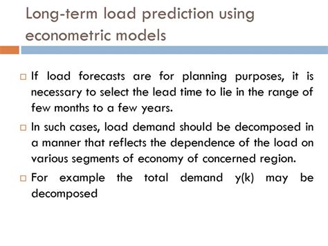 load forecasting prepared by n chathru ppt download
