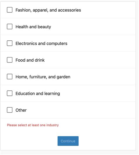 Enhancement Always Show Other Industry Free Text Field · Issue