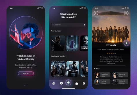 Neon Ui Design On Behance