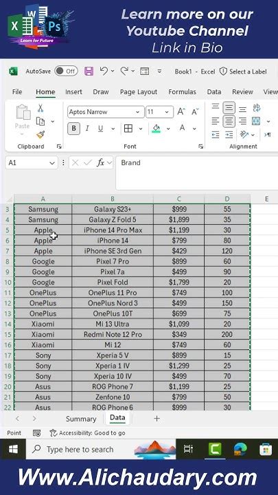 Dynamic Excel Search Box Excel For Beginners Youtube