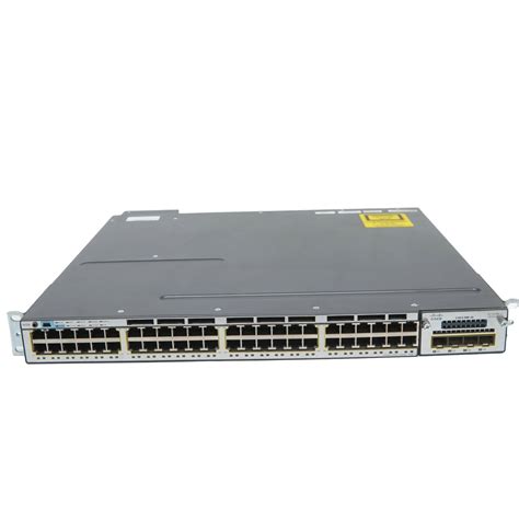 Cisco Catalyst 3750 X 48 Port Gigabit Switch W C3kx Nm 1g Ws C3750x 48pf L For Sale