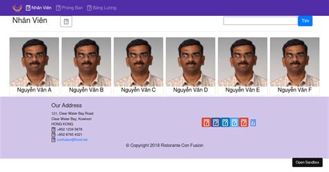 Work Examples Codesandbox