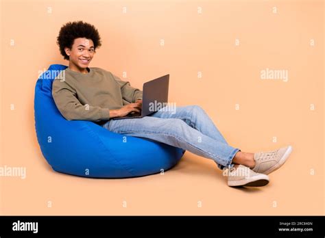 Full Body Size Photo Of Positive It Specialist Guy Coding Python Script