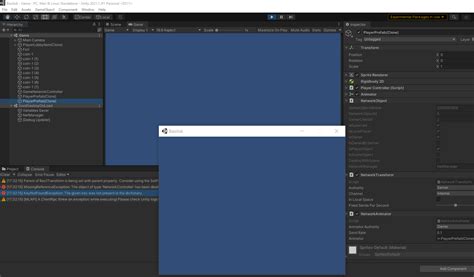 networkobject binding failed on host and client · issue 328 · unity