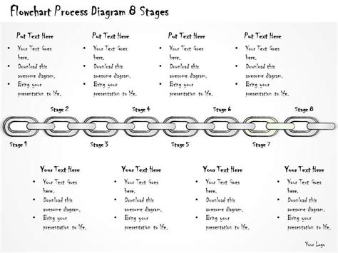 2502 Business Ppt Diagram Chains Flowchart Process Diagram 8 Stages Powerpoint Template