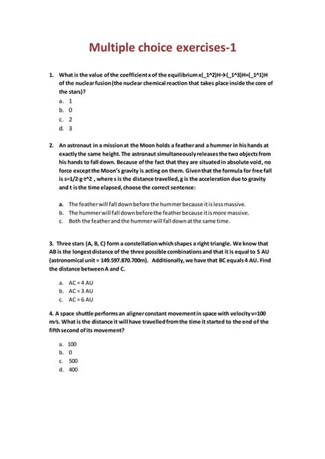 multiple choices questions 1 docx physics science