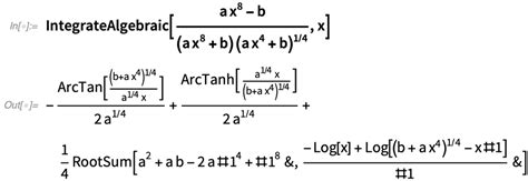 New Methods For Computing Algebraic Integrals—wolfram Blog