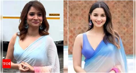 Ankita Lokhande Turns Heads In Alia Bhatt S Iconic Saree From Rocky Aur Rani Kii Prem Kahaani