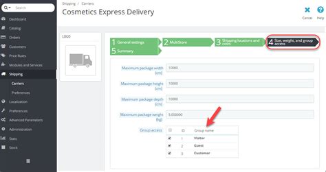 What To Check If Prestashop Carriers Are Not Available At Checkout