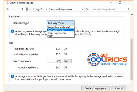 Storage Space Protects Your Files From Drive Failure Get Cool Tricks