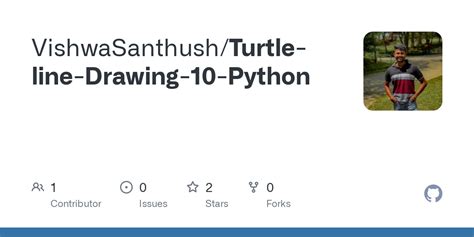 GitHub VishwaSanthush Turtle Line Drawing Python
