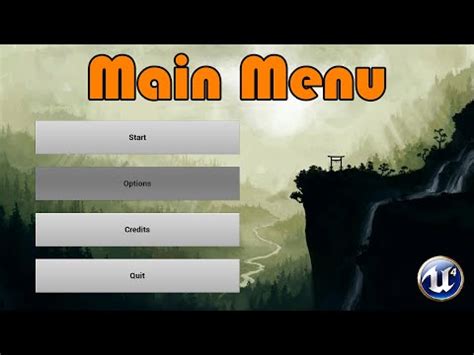 How To Create A Main Menu System In Unreal Engine UE Tutorial YouTube