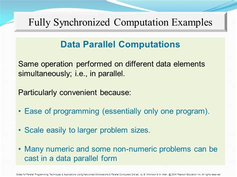 Slides For Parallel Programming Techniques And Applications Using