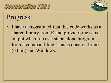 cooperative fvs functional requirements for a shared library version