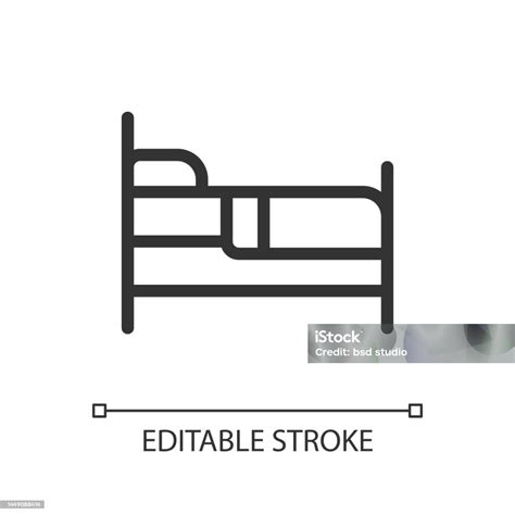 침대에서 수면 픽셀 완벽한 선형 Ui 아이콘 찾기 0명에 대한 스톡 벡터 아트 및 기타 이미지 0명 가정의 방 그래픽