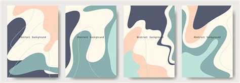 추상 배경 다양한 모양이 설정됩니다 표지 포스터 명함 전단지 브로셔 잡지 첫 페이지 소셜 미디어 및 기타벡터 일러스트레이션에