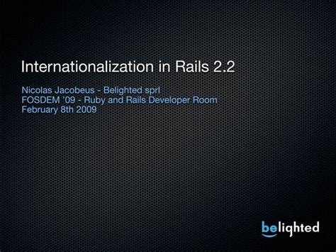 internationalization in rails 2 2 ppt