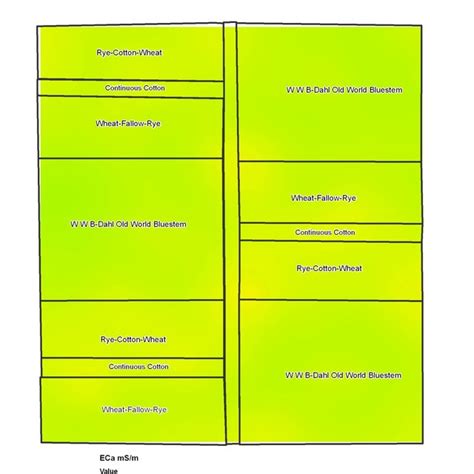 7 Electrical Conductivity Map Using Kriging Method Of Interpolation